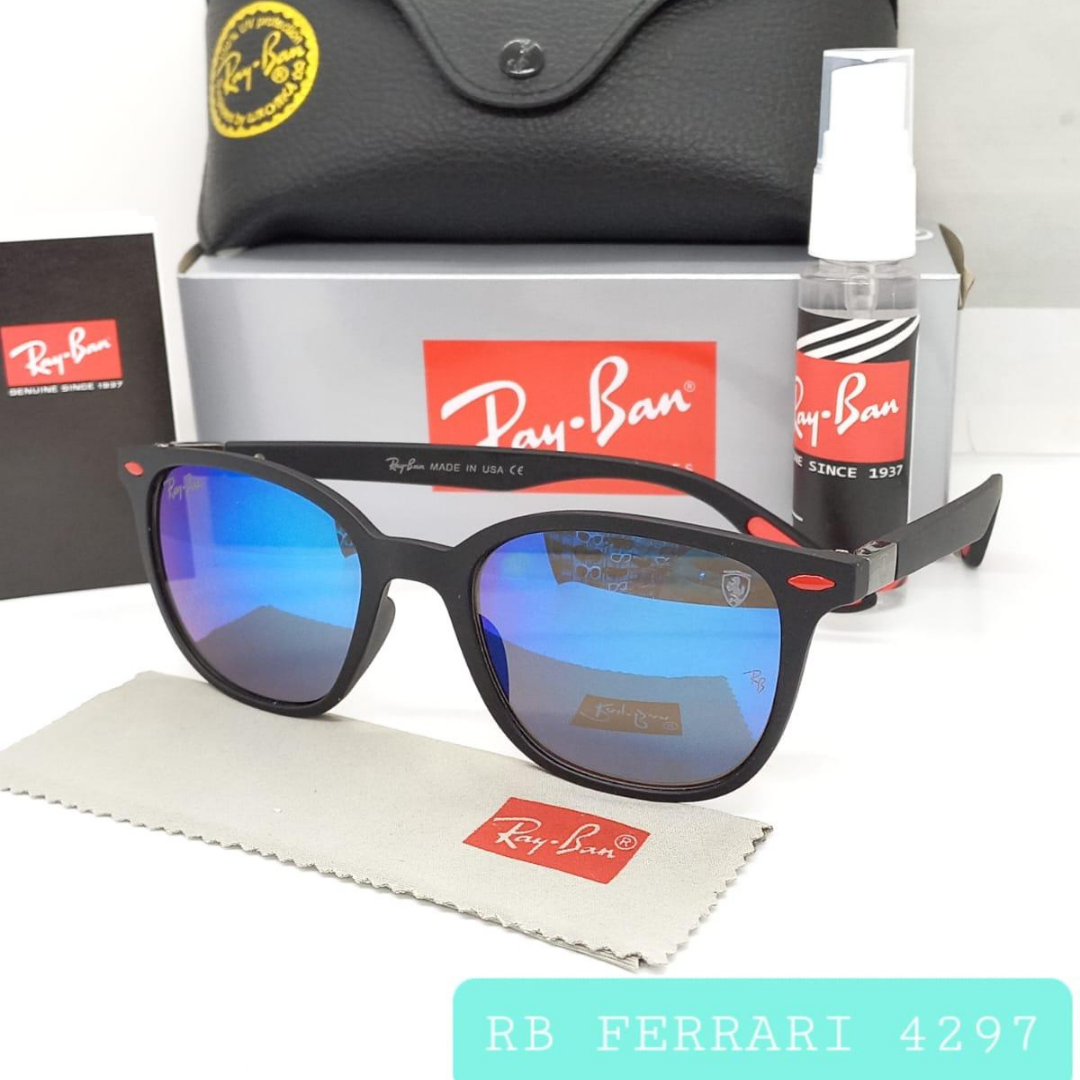 “Ray-Ban Ferrari 4297 en Combo + Estuche 3A | Elegancia que Impone Res ...