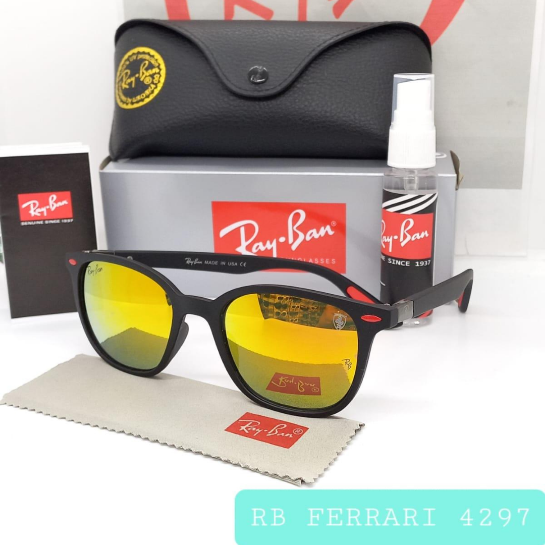 “Ray-Ban Ferrari 4297 en Combo + Estuche 3A | Elegancia que Impone Res ...